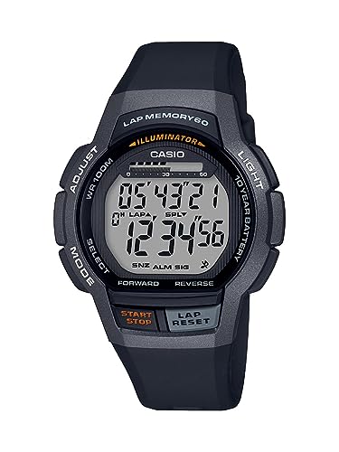 Casio Men's WS- 1000H- 1AVCF 10- Year Battery Digital Display Quartz Black Watch