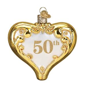 old world christmas 50th anniversary heart