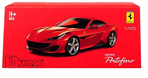 Bburago 15636909 1:43 Ferrari Signature Portofino, Red