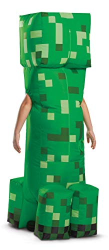 Disguise Minecraft Creeper Inflatable Costume , Green