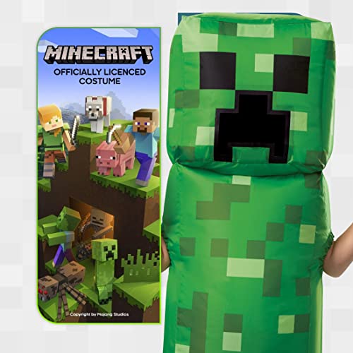 Disguise Minecraft Creeper Inflatable Costume , Green