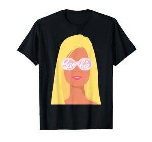 barbie 60th anniversary yellow hair t-shirt