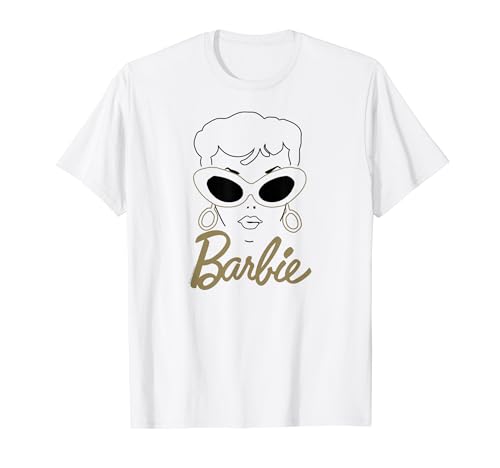 Barbie 60th Anniversary Gold Glasses T-Shirt