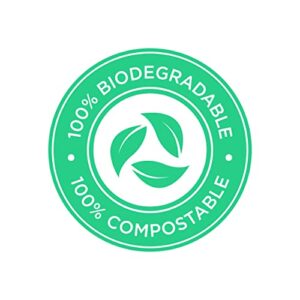 Aluf Plastics Biodegradable Compost Bags - 56 Gallon (40ct) ATSM #D6400 Approved - 100% Biodegradable for Industrial and Commercial Composting