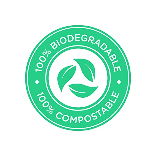 Aluf Plastics Biodegradable Compost Bags - 56 Gallon (40ct) ATSM #D6400 Approved - 100% Biodegradable for Industrial and Commercial Composting