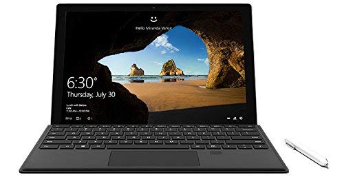 Microsoft Surface Pro 4 256GB i5 Windows 10 Anniversary with Black Type Cover Bundle (8GB RAM, 2.4GHz i5, 12.3 Inch Touchscreen ) (Renewed)