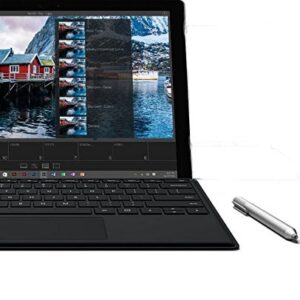 Microsoft Surface Pro 4 256GB i5 Windows 10 Anniversary with Black Type Cover Bundle (8GB RAM, 2.4GHz i5, 12.3 Inch Touchscreen ) (Renewed)