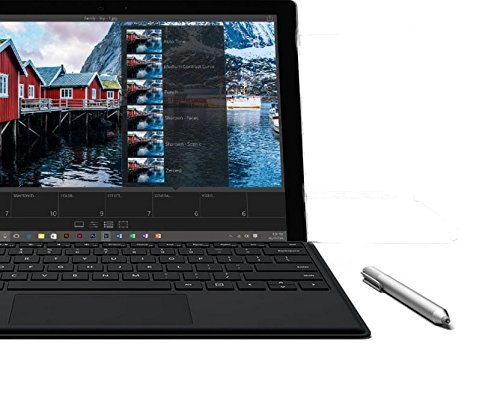 Microsoft Surface Pro 4 256GB i5 Windows 10 Anniversary with Black Type Cover Bundle (8GB RAM, 2.4GHz i5, 12.3 Inch Touchscreen ) (Renewed)