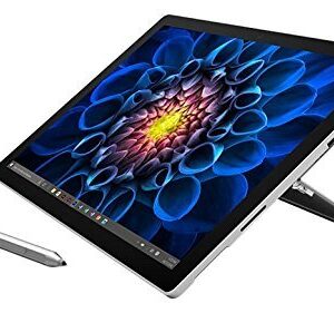 Microsoft Surface Pro 4 256GB i5 Windows 10 Anniversary with Black Type Cover Bundle (8GB RAM, 2.4GHz i5, 12.3 Inch Touchscreen ) (Renewed)