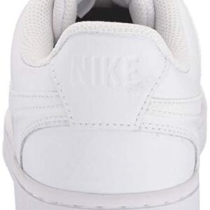 Nike Women's Court Vision Low Sneaker, White/White-White, 9 Regular US