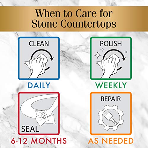 Stone Care International Quartz Cleaner and Polish - 24 Ounce (2 Pack) - Clean & Shine Your Quartz Countertops Islands and Stone Surfaces with UV Protection