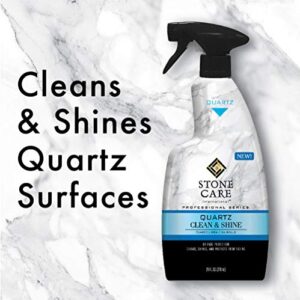 Stone Care International Quartz Cleaner and Polish - 24 Ounce (2 Pack) - Clean & Shine Your Quartz Countertops Islands and Stone Surfaces with UV Protection