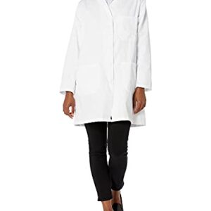 Fashion Seal Healthcare Women's Skimmer Length Lab Coat, White, Small