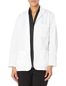 fashion seal healthcare womens women's consultation lab jacket blazer, white, x-small us