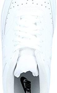 Nike Men's Court Vision Low Sneaker, White/Whiteblack, 10 Regular US