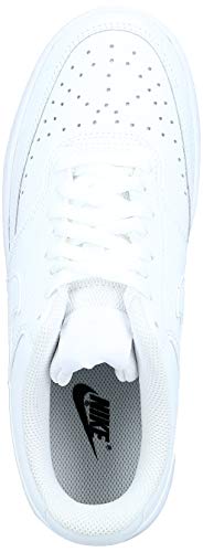 Nike Men's Court Vision Low Sneaker, White/Whiteblack, 10 Regular US