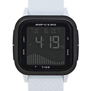 Rip Curl Men's Quartz Sport Watch with Silicone Strap, White, 22 (Model: A1139GWHI1SZ)