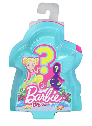 Barbie Dreamtopia Blind Pack Surprise Mermaid Dolls, 4-Inch, in Seashell, with Surprise Look, Gift for 3 to 7 Year Olds