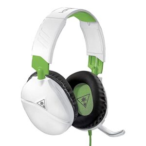 turtle beach recon 70 xbox gaming headset for xbox series x|s, xbox one, ps5, ps4, playstation, nintendo switch, mobile, & pc with 3.5mm - flip-to-mute mic, 40mm speakers - white