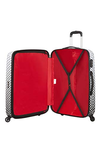 American Tourister Hand Luggage, Multicolour (Mickey Mouse Polka Dot), L (75 cm - 88 L)