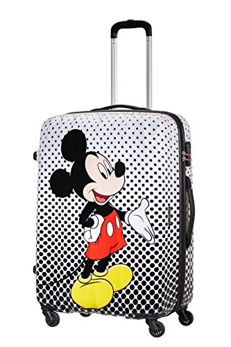 American Tourister Hand Luggage, Multicolour (Mickey Mouse Polka Dot), L (75 cm - 88 L)