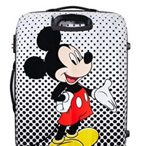 American Tourister Hand Luggage, Multicolour (Mickey Mouse Polka Dot), L (75 cm - 88 L)