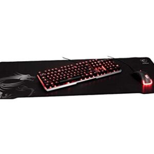 MSI Agility GD70 Premium Gaming Mouse Pad, XXL Wide Extended Size, Smooth Silk Fabric, Anti-Slip Natural Rubber Base, 36” X 16” X 0.1”