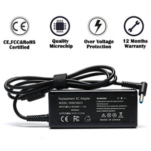 741727-001 710412-001 213349-109 Spare 45W Laptop Charger Compatible for HP Laptop Power Cord Including Pavilion X360 Envy X360 Spectre Elitebook 840 Chromebook ProBook Computer Notebook Replacement