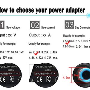 741727-001 710412-001 213349-109 Spare 45W Laptop Charger Compatible for HP Laptop Power Cord Including Pavilion X360 Envy X360 Spectre Elitebook 840 Chromebook ProBook Computer Notebook Replacement