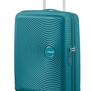 American Tourister Soundbox - Spinner Small Expandable Hand Luggage, 55 cm, 41 liters, Green (Jade Green)