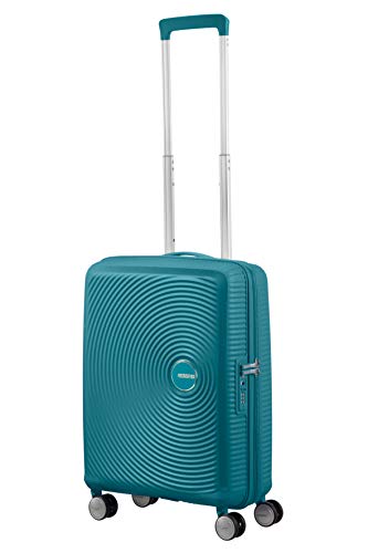 American Tourister Soundbox - Spinner Small Expandable Hand Luggage, 55 cm, 41 liters, Green (Jade Green)