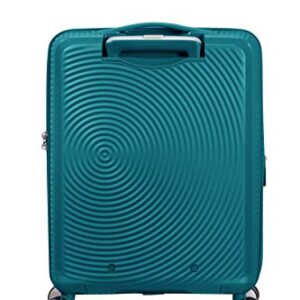 American Tourister Soundbox - Spinner Small Expandable Hand Luggage, 55 cm, 41 liters, Green (Jade Green)