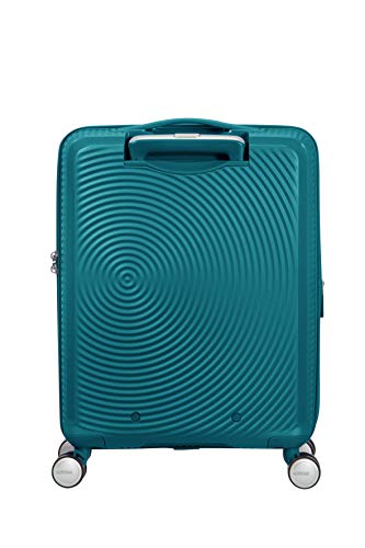 American Tourister Soundbox - Spinner Small Expandable Hand Luggage, 55 cm, 41 liters, Green (Jade Green)