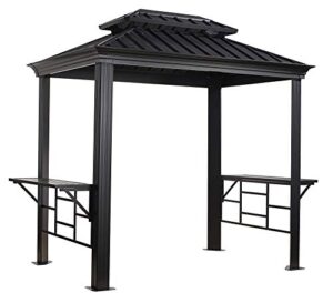 sojag bbq messina 6 ft. x 8 ft. grill gazebo