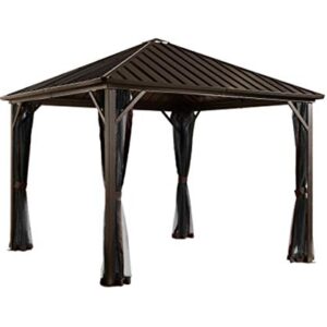 Sojag Outdoor 8' x 8' Dakota Hardtop Gazebo Outdoor Sun Shelter