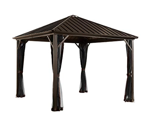 Sojag Outdoor 8' x 8' Dakota Hardtop Gazebo Outdoor Sun Shelter