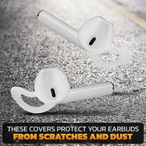 Apple IPhone Headphone Ear Covers - 4Pairs Replacement Earbud Tips EarPods 11,12,13,14 Apple Accessories Anti Slip Soft Cover 1,2 AirPod Ear Tips- Silicone Earbud Tips AirPods Ear Hook AirPod Pro Tips