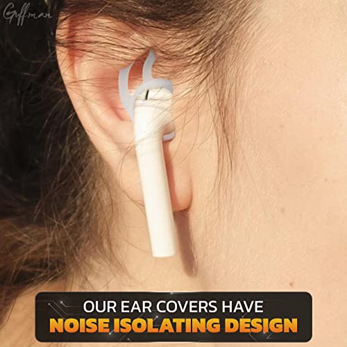 Apple IPhone Headphone Ear Covers - 4Pairs Replacement Earbud Tips EarPods 11,12,13,14 Apple Accessories Anti Slip Soft Cover 1,2 AirPod Ear Tips- Silicone Earbud Tips AirPods Ear Hook AirPod Pro Tips