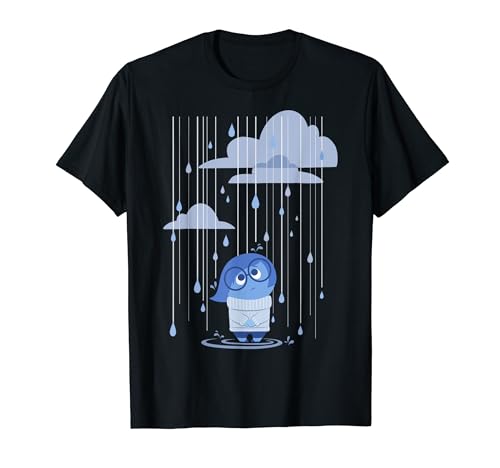 Disney Pixar Inside Out Sad Rain Graphic T-Shirt T-Shirt