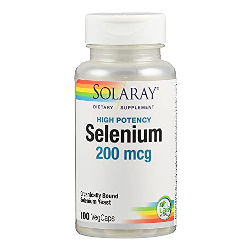 SOLARAY Selenium 200 MCG High Potency, 100 CT