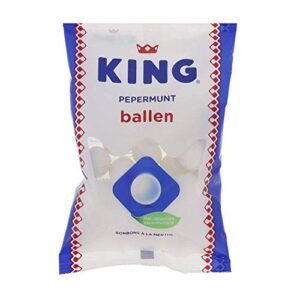 King Peppermint Balls Candy Mints - (2-Pack) - Dutch Holland Candies, 8.8 oz. Per Bag