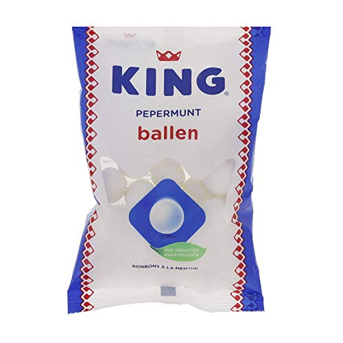 King Peppermint Balls Candy Mints - (2-Pack) - Dutch Holland Candies, 8.8 oz. Per Bag