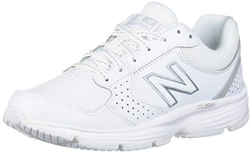 New Balance Women's 411 V1 Walking Shoe, White/White, 10