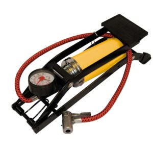 Simply FP001 Single Piston Fast Fill Foot Pump for Tyres, Air Mattresses, Balls, and Other Inflatables