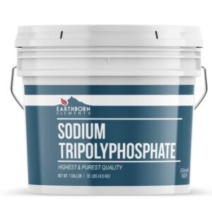 Earthborn Elements Sodium Tripolyphosphate, 1 Gallon Bucket, Powerful Cleaning Agent, Water Softener, Laundry Additive, Resealable Bucket