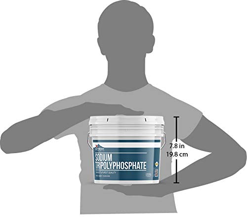 Earthborn Elements Sodium Tripolyphosphate, 1 Gallon Bucket, Powerful Cleaning Agent, Water Softener, Laundry Additive, Resealable Bucket