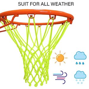 LAO XUE Nightlight Basketball Net Luminous Outdoor Portable Sun Powered Sports Nylon