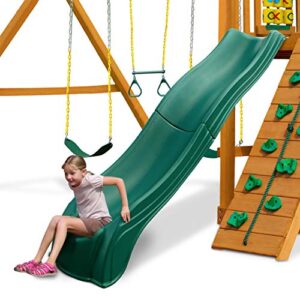 swing-n-slide ws 5033 olympus wave slide plastic slide for 5' decks, green