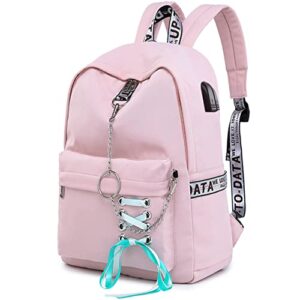 Hey Yoo Backpacks for Girls Backpack for School Bag Bookbag Aesthetic Cute School Backpack for Girls Teens