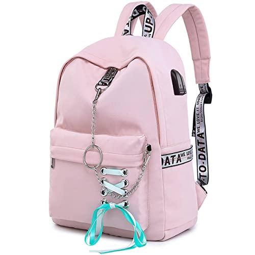 Hey Yoo Backpacks for Girls Backpack for School Bag Bookbag Aesthetic Cute School Backpack for Girls Teens